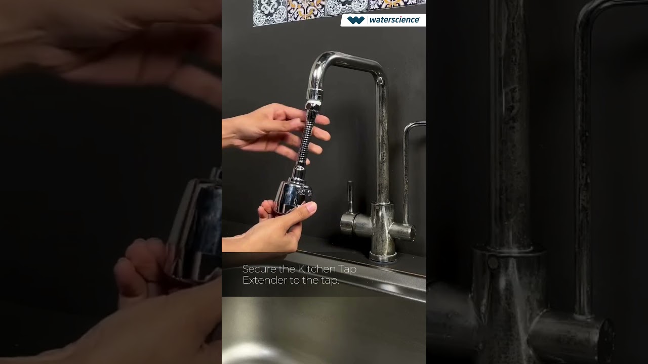 AERA Flexi Kitchen Tap Extender | Installation Video | AERA-WSN-823-L | WaterScience
