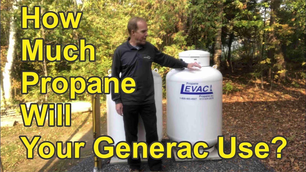 How Much Propane Will Your Generac Use?