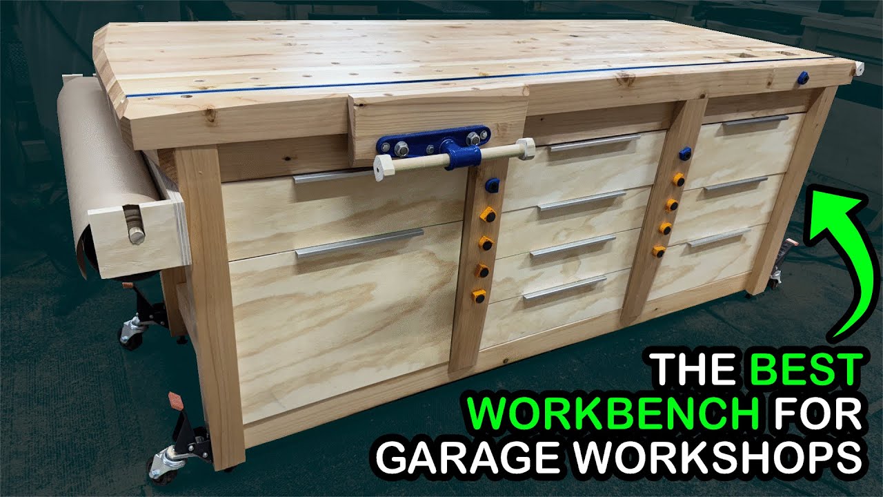 2x4 Workbench with Wagon Vise & Tons of Features – My Dream Build