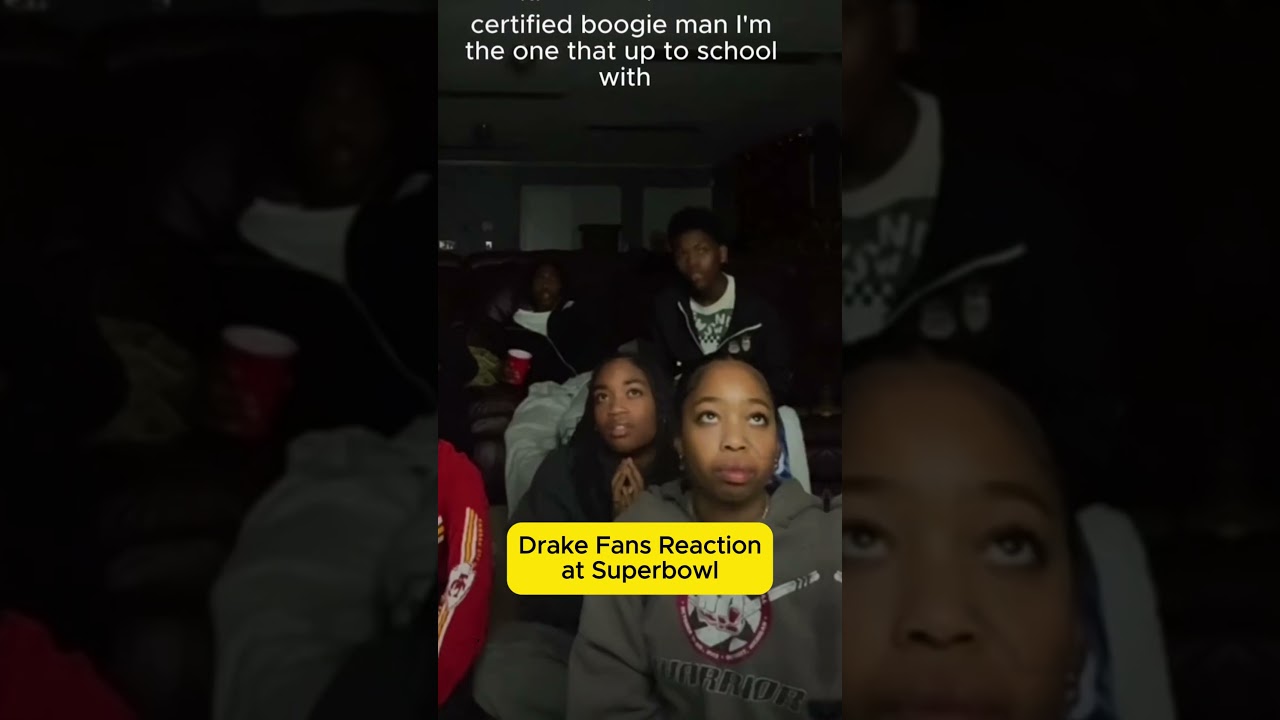 Drake fans reacts on Kendrick Superbowl Performance #superbowl #kendricklamar #drake #superbowl