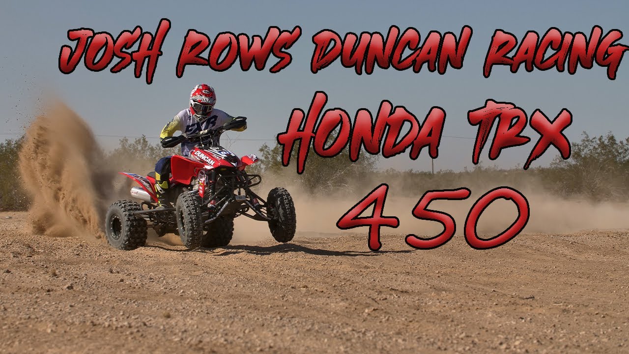 Josh Rows Championship Duncan Racing Honda TRX 450 -Dirt Wheels Magazine