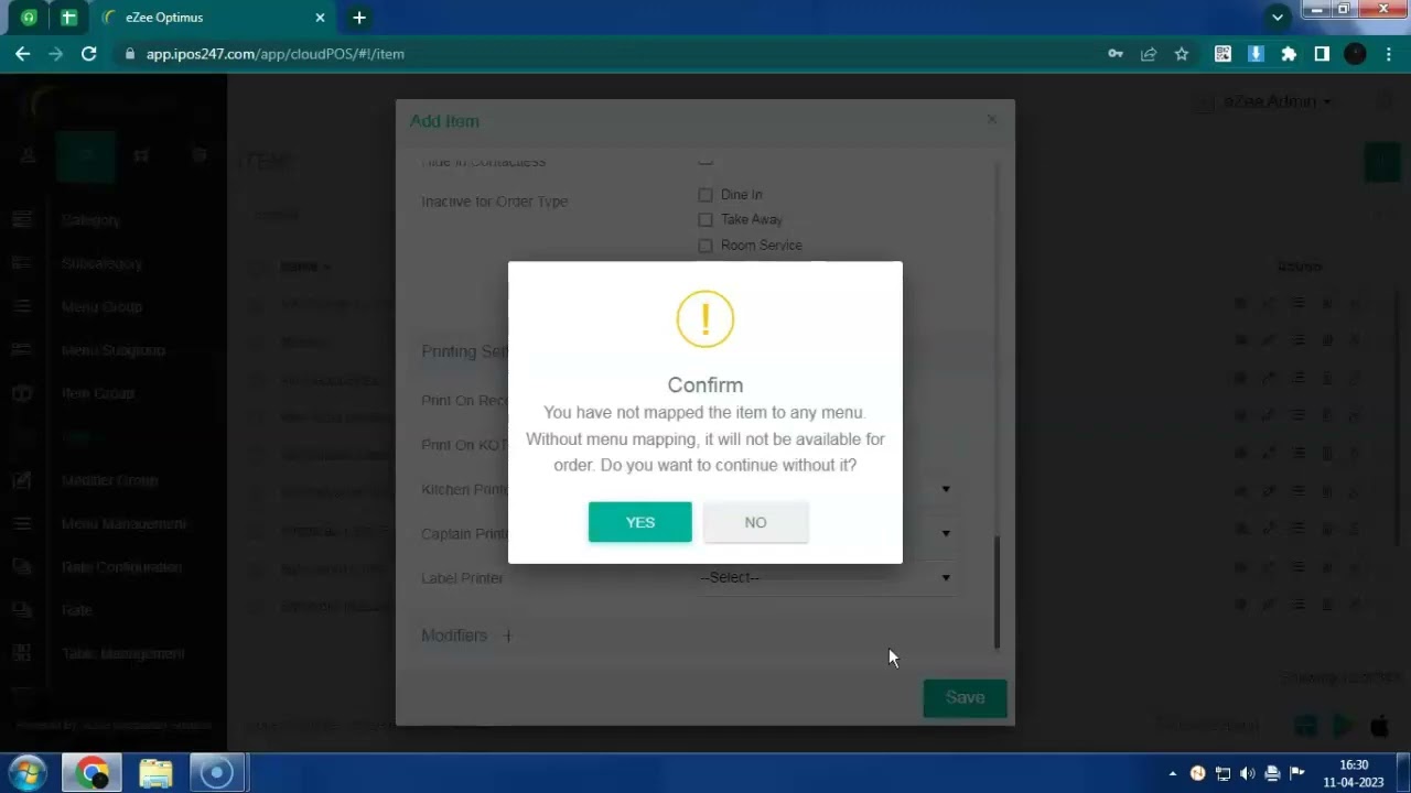 How to add or create a Menu Items (Eng)
