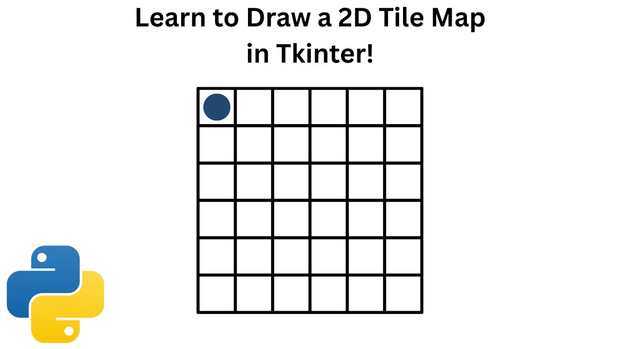 Python Tkinter Tutorial | How to Draw a 2D Tile Map