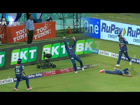 Ayush Badoni and Ravi Bishnoi catch today | Aayush Badoni catch today | Ravi Bishnoi catch today