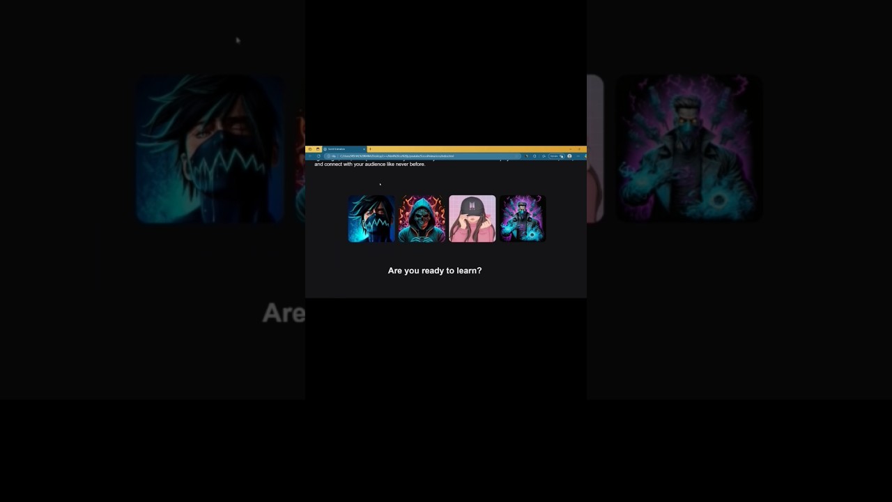 Scroll Animation website made with HTML, CSS & JS