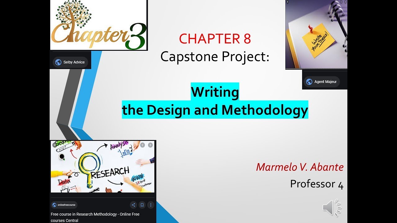 Chapter 8  Capstone Project  1   Crafting Chapter 3