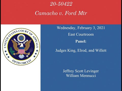 20-50422 Camacho v. Ford Mtr, February 3, 2021