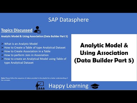07 SAP Datasphere - Analytical Model and Association