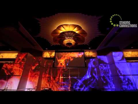 Art inspired stage graphics for AHA WA Awards 2015