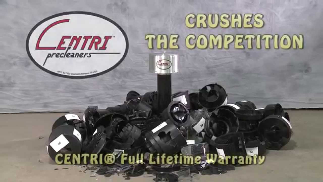 CENTRI vs plastic precleaner 2