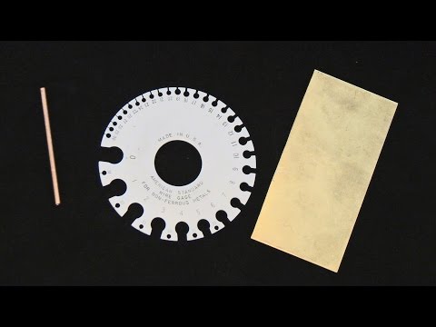 How To Use A Gauge Wheel To Measure Wire And Sheet Metal