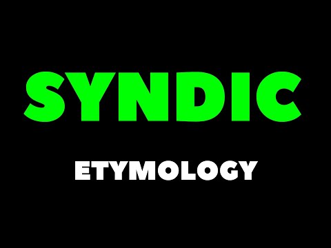 Syndic: From Greek Councils to Modern Terms