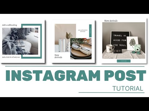 MINIMALIST INSTAGRAM POST TEMPLATES ON CANVA
