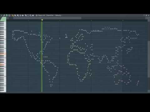 MÚSICA COM O MAPA DO MUNDO - VERSÃO IMPÉRIO DO BRASIL