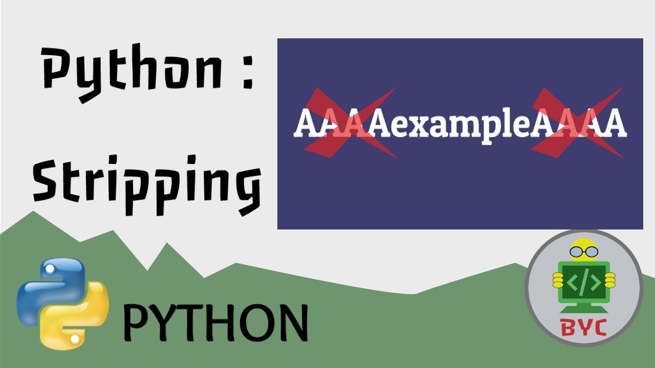 Python Strip String  - strip , lstrip, rstrip