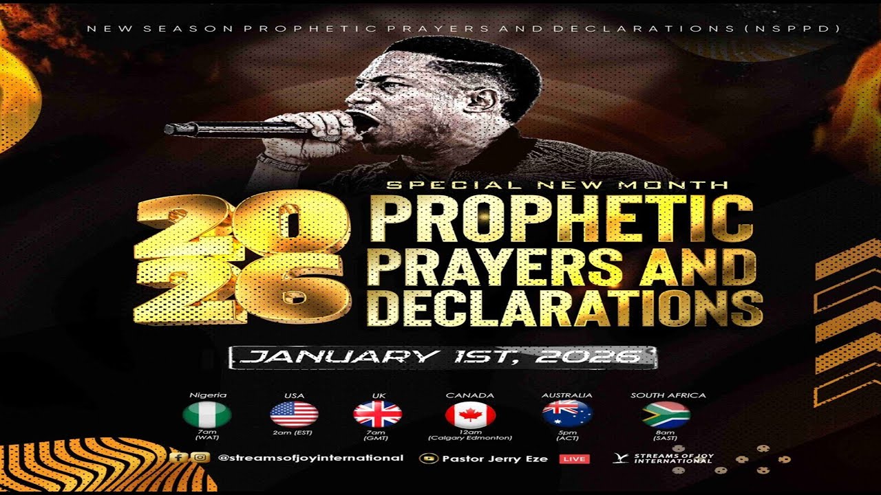 SPECIAL NEW MONTH PROPHETIC PRAYERS AND DECLARATIONS [DAY 1] || NSPPD || 1ST JANUARY 2026