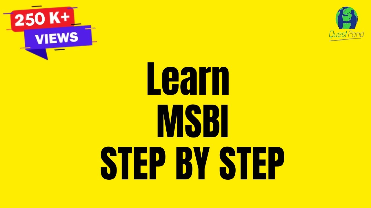Learn MSBI Step by Step | MSBI Tools | MSBI Tutorial for Beginners | BI Tutorial SQL Server