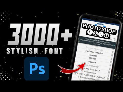 3000 fonts for photo shop2025 | Stylish english fonts pack download | photoshop Font Download 2025