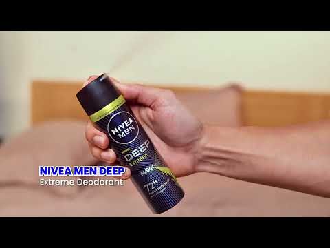 Stay Fresh All Day This Ramadan with NIVEA MEN DEEP Extreme Deodorant 5X Action & 72H Protection! ✨🌙