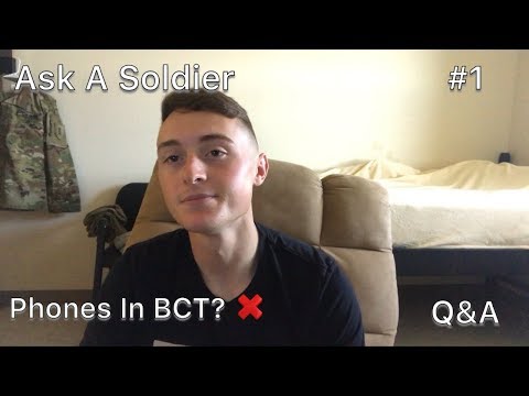 PHONES IN ARMY BASIC TRAINING | ASK A SOLDIER #1