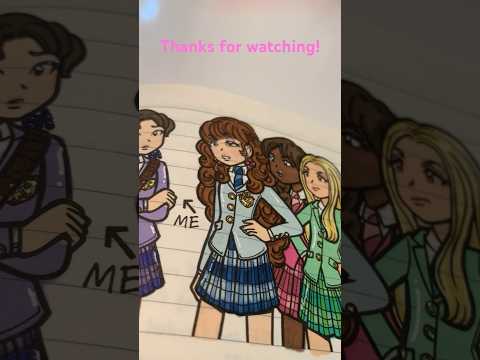 Coloring my Dork Diaries book pt 3!🎨✨#art #fyp #creative #artchallenge #drawing #youngartist