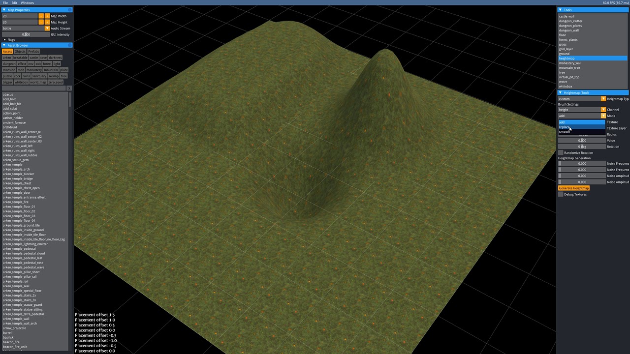 05 - Druidstone Level Editor - Ground & Height Tool