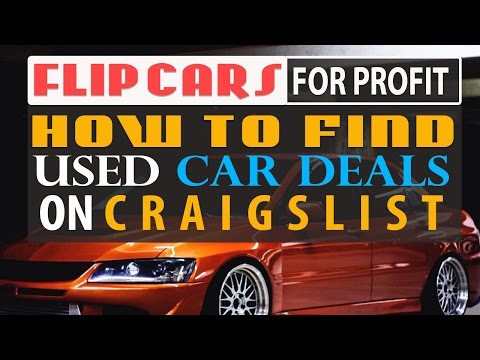 How To Find Used Car Deals on Craigslist in Your Local Area | Flip Cars for  Profit