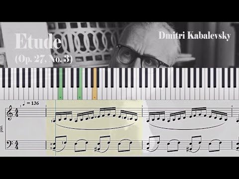 Etude (Op. 27, No. 3) - Dmitri Kabalevsky | Piano Sheet Music