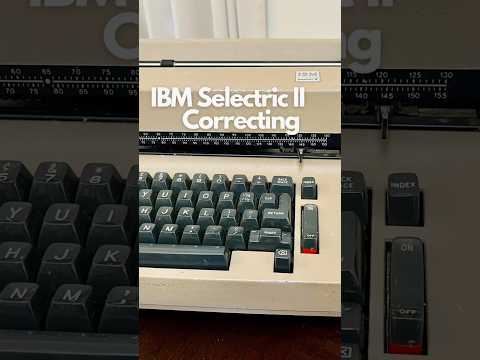 Iconic IBM Selectric II Electric Typewriter