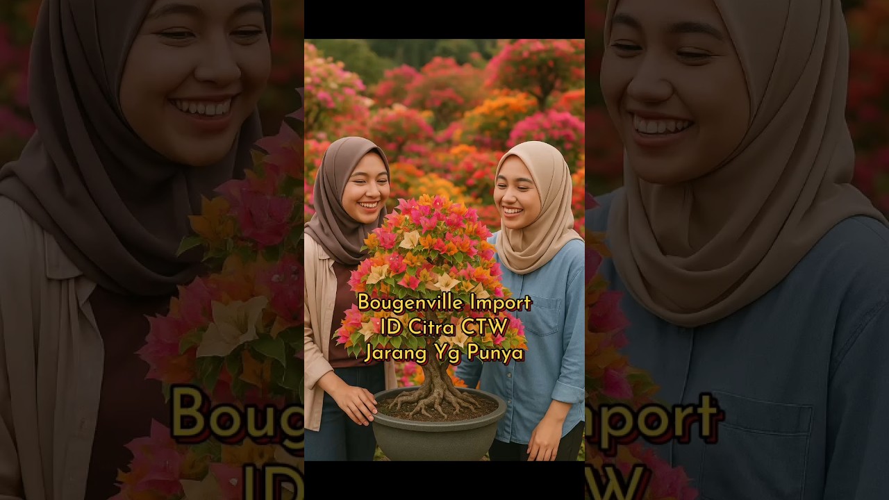 Bougenville import ID CTW cantik menawan #bungabougenville #pupukbunga #bungahias #youtubeshorts