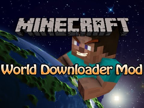 Minecraft World Downloader Mod 1.3.2 - Multi-World Server Downloader