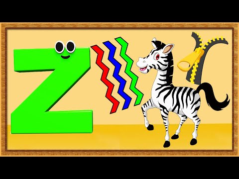 Words From Letter Z | Kids Learning Videos | Words Start With Letter Z | Kids Vocabulary Words