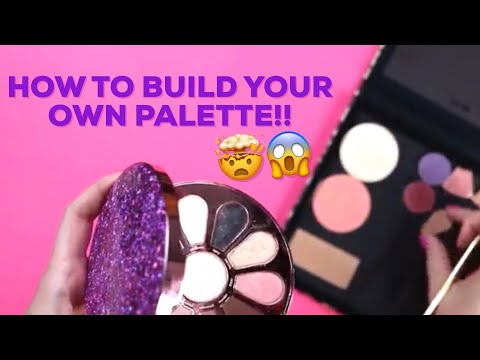 HOW TO: build your own custom magnetic palette | tarte vlogs