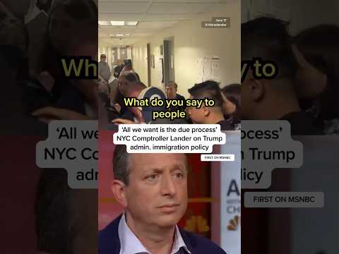 'All we want is the due process': NYC Comptroller Lander on Trump admin. immigration policy