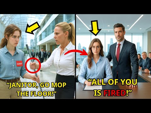 A Simple Woman Was Treated Like a Janitor — Until the Billionaire Chairman Called Her ''My Wife''