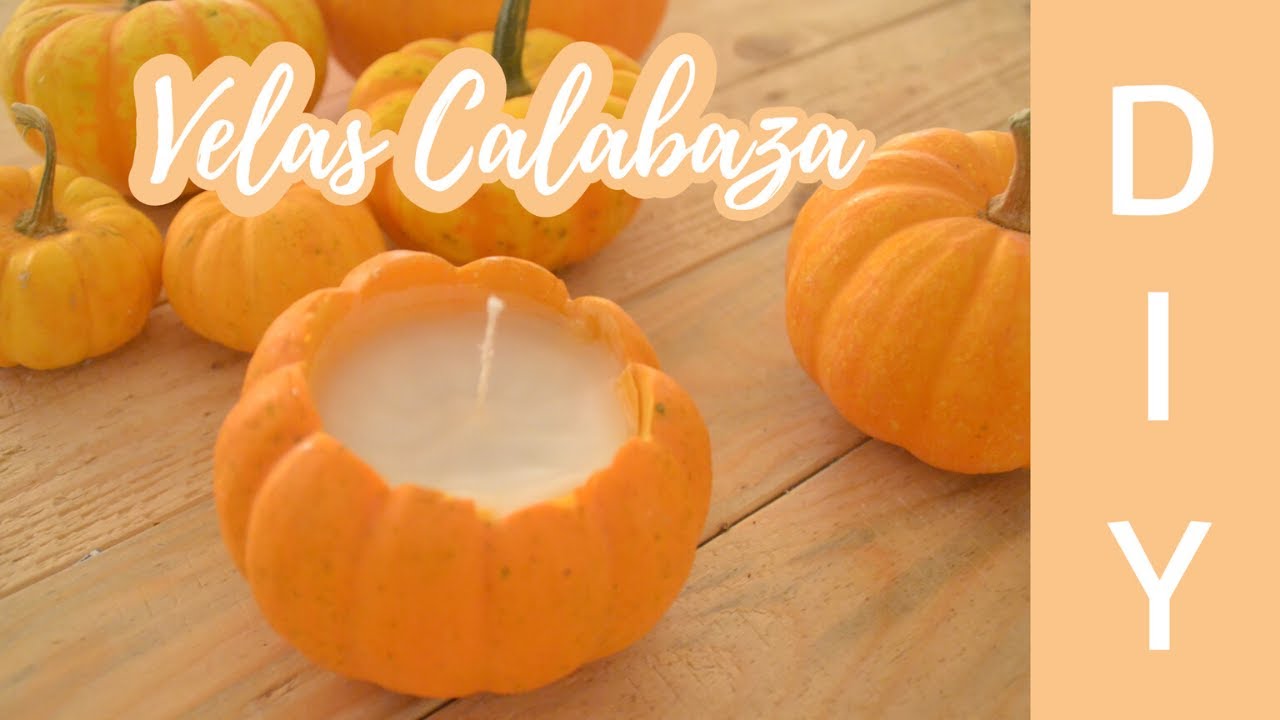 Velas calabaza DIY | Manualidades