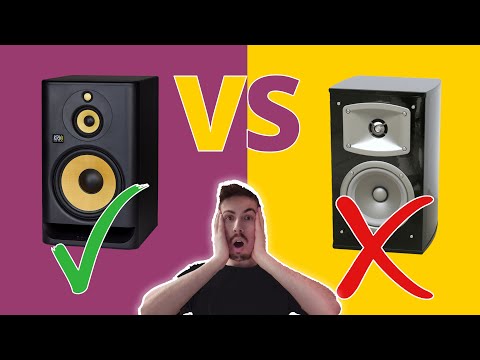 DIFERENCIAS entre Monitores de Estudio y Altavoces para escuchar música