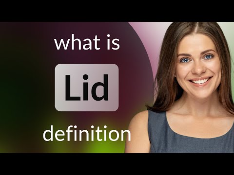 Lid • what is LID meaning