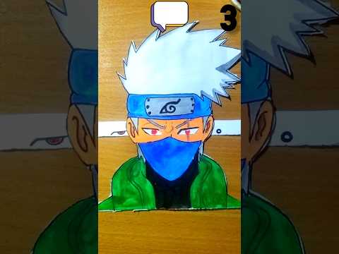 Guess real eyes of Kakashi ❓👀🫵 #shorts #kakashihatake #anime #animedrawing