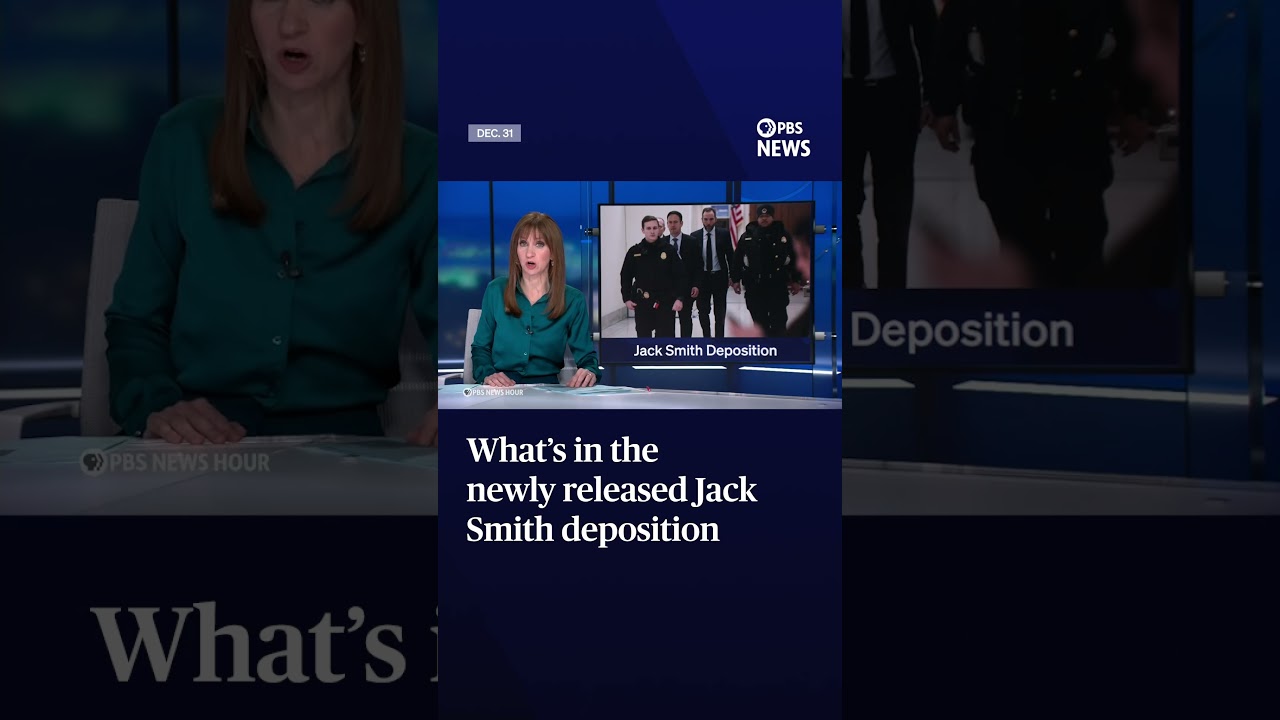 What’s in the newly released Jack Smith deposition