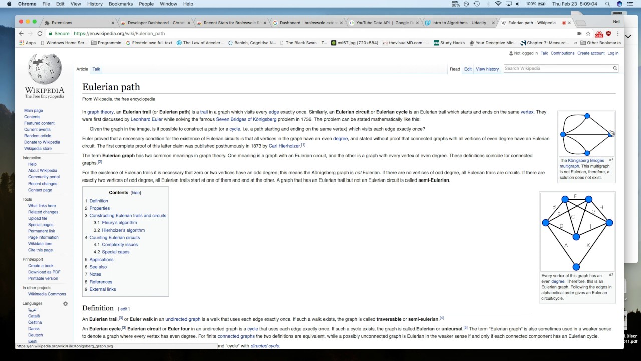 Creating an Eulerian Path in python