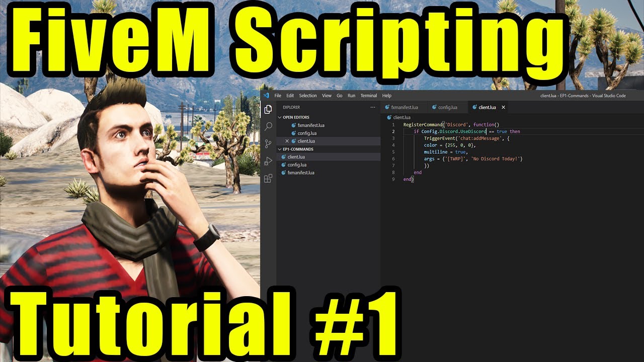 FiveM Scripting Ep.1 - Basic Commands Script