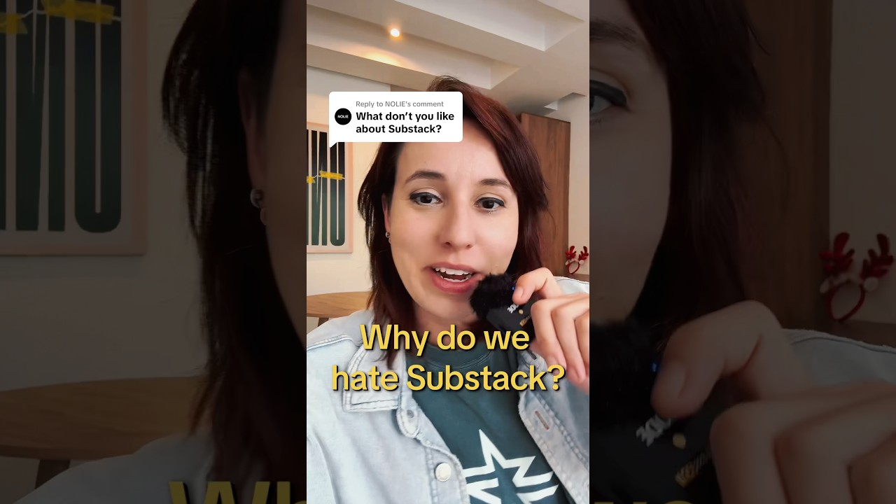 Why do we hate Substack let me count the ways #substack #leavesubstack #newsletters