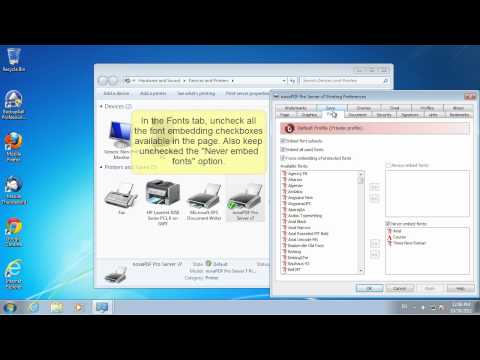 How to remove Font Embedding settings in novaPDF