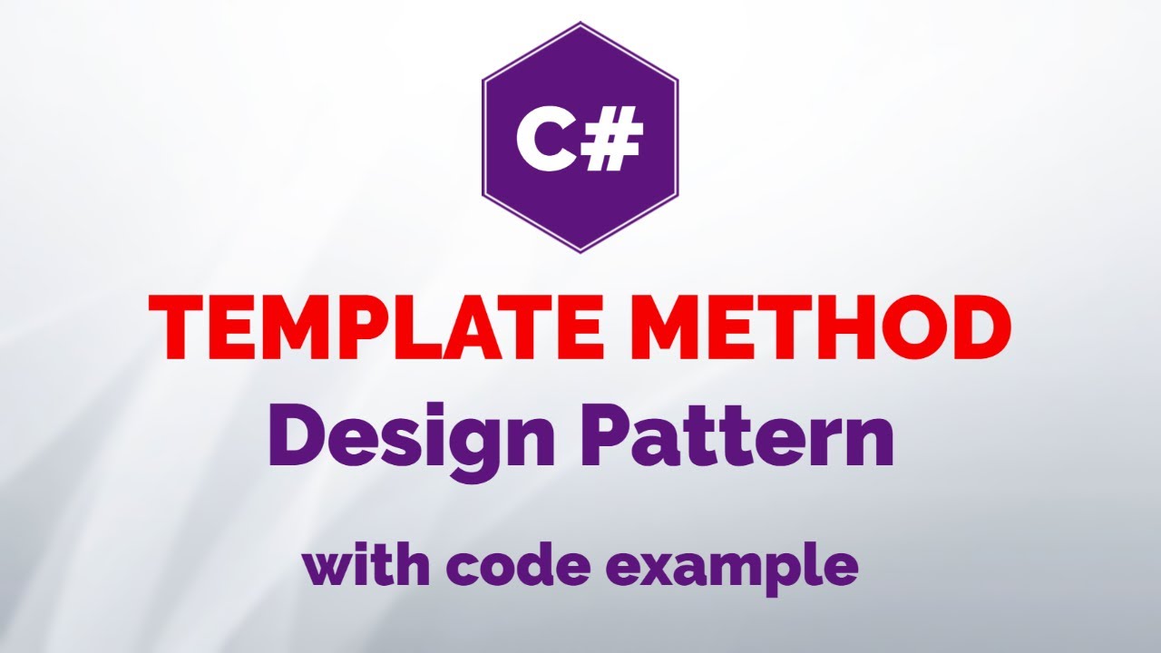 C# Template Method Design Pattern | With Code Example