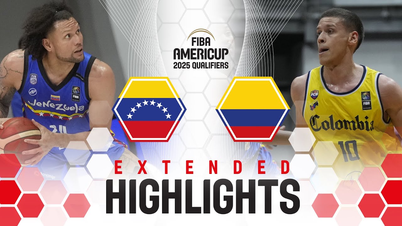 Venezuela vs Colombia - Group Phase - FIBA AmeriCup 2025 Qualifiers | FIBA.basketball
