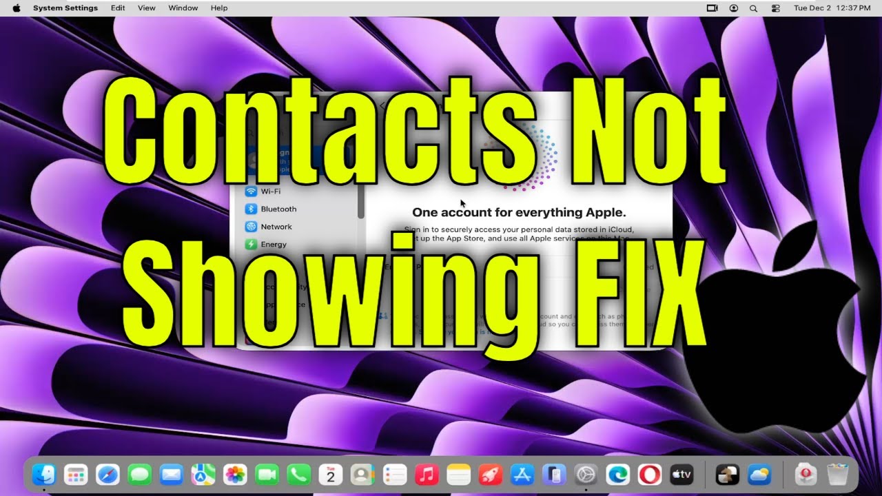 How to Fix Contacts Not Showing on MacBook Pro and Air [Guide]
