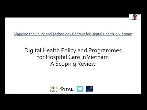 Duc Minh Tran: Digital health policy and programmes for hospital care in Vietnam, a scoping review