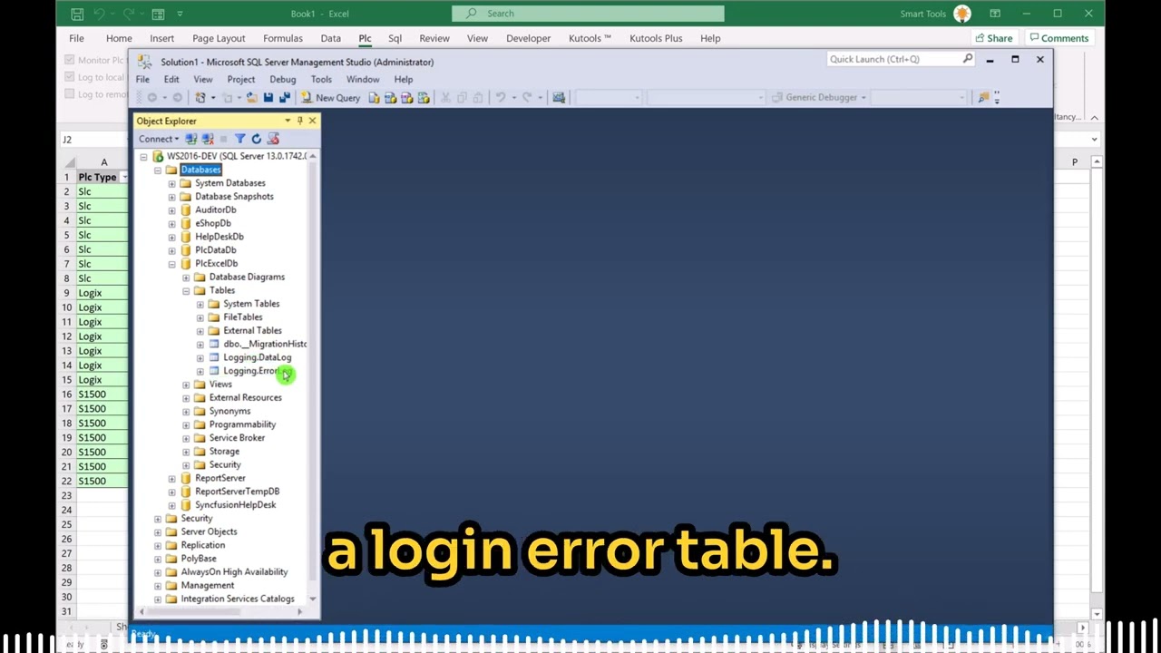 02-Plc Excel Real-Time Data Logging