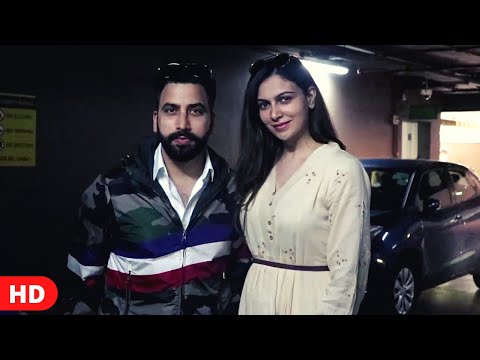 Actress Simran Kaur Mundi With Hubby Gurikk Maan Snapped At the Airport
